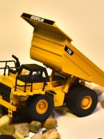 China NORSCOT 775E Dump Truck 1/64 Scale Alloy Diecast Model Vehicle Collectible Decor for sale