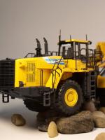China 1/50 Komatsu WA600 Wheel Loader Alloy Diecast Model Construction Vehicle UH Series for sale