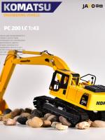China Komatsu PC200 Excavator 1/43 Scale Diecast Metal Model Collectible Opening Doors for sale