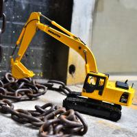 China Komatsu PC200 Excavator 1/43 Scale Diecast Metal Model Collectible Opening Doors for sale
