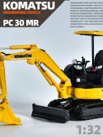 China Komatsu PC30MR Mini Excavator 1/32 Scale Die-Cast Metal Model Collectible Toy for sale
