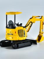 China Komatsu PC30MR Mini Excavator 1/32 Scale Die-Cast Metal Model Collectible Toy for sale