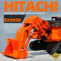 China Hitachi EX8000 Excavator 1/87 Scale Diecast Model Collectible Metal Toy Replica for sale