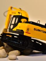 China 1:50 Scale Alloy Diecast Model SH210-6 Excavator Collectible Miniature Toy for Display for sale