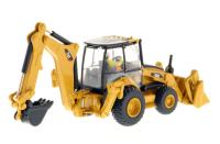 China Detail 1:87 Scale  450E Backhoe Loader Diecast Model Engineering Vehicle Collectible for sale