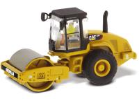 China Diecast  CS56 Smooth Drum Vibratory Roller 1:87 Scale Construction Model Replica for sale