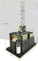 China ZOOMLION Aurora Green 1/20 Scale Construction Hoist Diecast Alloy Model Collectible for sale