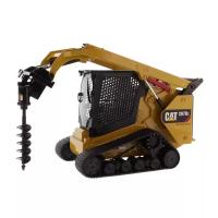 China 1:16 Scale Diecast Metal  297D2 Skid Steer Loader Model with Movable Loader Arms for sale