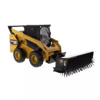 China DM  272D2 1:16 Scale Alloy Die-Cast Skid Steer Loader Model with Authentic  Yellow Paint Collectible Construction Vehicle for sale