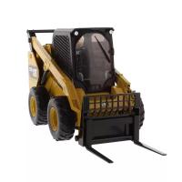 China DM  272D2 1:16 Scale Alloy Die-Cast Skid Steer Loader Model with Authentic  Yellow Paint Collectible Construction Vehicle for sale
