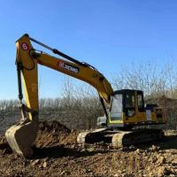 China Used XCMG 215D 20 Ton Crawler Excavator Heavy Duty Industrial Construction Digger Machine for sale