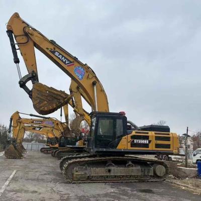 China Used 2021 Sany SY550 Mining Excavator Over 9000 Hours Heavy Construction Equipment for sale