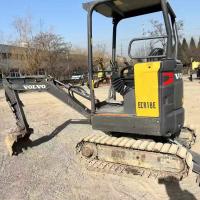 China Used  EC18 Mini Excavator 2020 920Hrs French Import Hydraulic Hammer Bucket for sale
