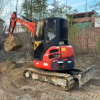 China Used VIO35 Mini Excavator 3.5 Ton Low Hours Full Service History Utility for sale