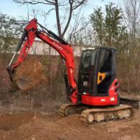 China Used VIO35 Mini Excavator 3.5 Ton Low Hours Full Service History Utility for sale