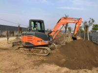 China Used Hitachi ZX60-3F Mini Excavator 6 Ton Low Hours Full Service Construction Landscaping for sale