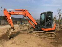 China Used Hitachi ZX60-3F Mini Excavator 6 Ton Low Hours Full Service Construction Landscaping for sale