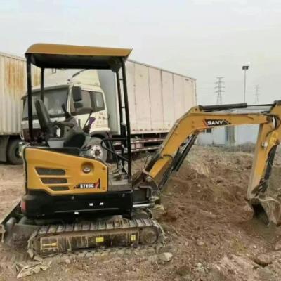 China 2021 SANY SY16C Compact Mini Excavator 1.6 Ton 3000 Hours CE ISO Landscaping Utility for sale