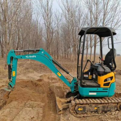 China Used Kubota U17 Mini Excavator 1.7 Ton Well Maintained CE ISO for Landscaping Utility for sale