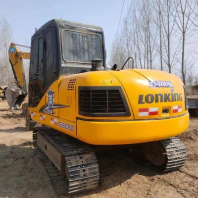 China Used Lonking LG6090 9Ton Mini Excavator Serviced for Construction Landscaping for sale