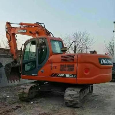 China Used Doosan DX150LC Excavator Available 0.58m³ Bucket Capacity Reliable Performance for sale