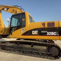 China Used  320C L Excavator 5-5km/h Travel Speed 6-4L Engine Displacement Performance for sale