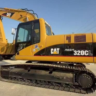 China Used  320C L Excavator 5-5km/h Travel Speed 6-4L Engine Displacement Performance for sale
