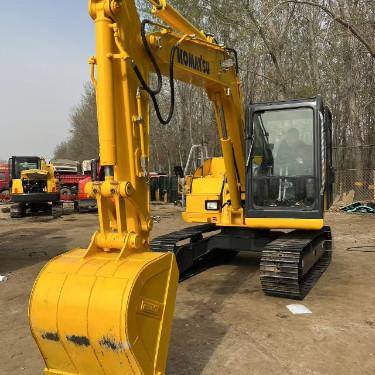 China Used Komatsu PC70 Mini Excavator 4 Cylinder Water Cooled Compact Construction Equipment for sale