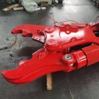 China Customize Heavy Duty 08A Hydraulic Shear for 10-15 Ton Excavators Concrete Pipe Cutting for sale