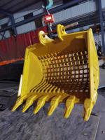 China 330 Excavator Bucket Replacement Heavy Duty Rock Sieve Construction for sale