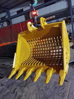 China 330 Excavator Bucket Replacement Heavy Duty Rock Sieve Construction for sale