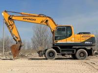 China Used 2014 Hyundai 210-9 Wheel Excavator Reliable Condition For Sale Affordable Price for sale