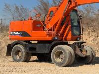 China Used Doosan 150-7 Wheel Excavator Good Condition Low Hours Construction Machinery for sale
