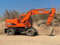 China Used Doosan 150-7 Wheel Excavator Good Condition Low Hours Construction Machinery for sale