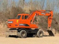 China Used Doosan 150-7 Wheel Excavator Good Condition Low Hours Construction Machinery for sale