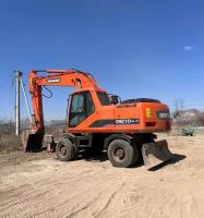 China Used Doosan DH210 Wheel Excavator Hydraulic Drive High Quality Pre-owned Construction Machine for sale