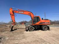 China Used Doosan DH210 Wheel Excavator Hydraulic Drive High Quality Pre-owned Construction Machine for sale