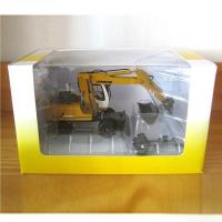 China 1/50 Liebherr A904C Wheeled Excavator Model Die Cast Metal Collectible With Grab Bucket 58004 for sale