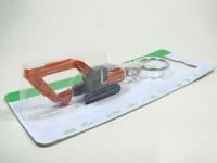 China Excavator Keychain Dual Function Miniature Model Collector Gift 2.8cm Realistic Design Durable for sale