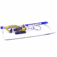 China Excavator Keychain Dual Function Miniature Model Collector Gift 2.8cm Realistic Design Durable for sale