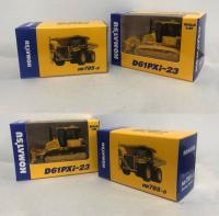 China Komatsu D61PXI-23 1/87 Alloy Crawler Dozer Die-Cast Mining Model Collectible for sale