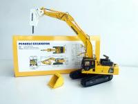 China Komatsu PC460LC-8 1/50 Diecast Alloy Excavator Model with Hydraulic Breaker Collectible for sale