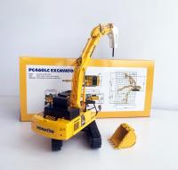 China Komatsu PC460LC-8 1/50 Diecast Alloy Excavator Model with Hydraulic Breaker Collectible for sale