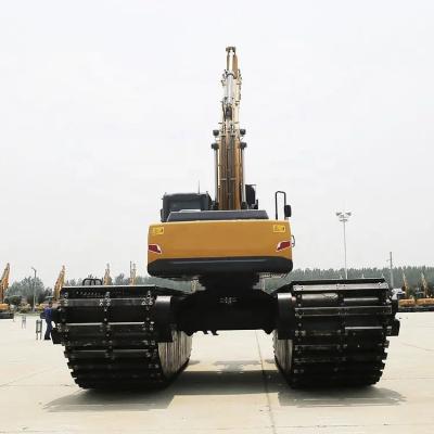 China Amphibious Undercarriage Floating Excavator Pontoon System Swamp Buggy Solution for sale