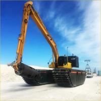 China Heavy Duty Amphibious Pontoon Undercarriage for  Doosan Hitachi Hyundai Excavator for sale