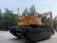China Heavy Duty Amphibious Excavator Swamp Marsh Digger Dredger Floating Pontoon Undercarriage for sale
