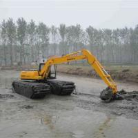 China Heavy Duty Amphibious Excavator Swamp Marsh Digger Dredger Floating Pontoon Undercarriage for sale