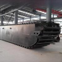 China Heavy Duty Amphibious Pontoon Undercarriage for Swamp Excavator Machines for sale