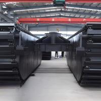 China Heavy Duty Amphibious Excavator Undercarriage Pontoons GET70B High Buoyancy Floats for sale