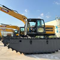 China Heavy Duty Amphibious Excavator Undercarriage Pontoons GET70B High Buoyancy Floats for sale